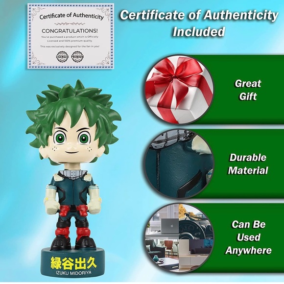 Funamation | Toys | My Hero Academia Class Bobble Head Izuku Midoriya ...